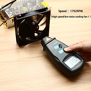 120mm Case Fan 120x120x25mm 12cm Computer PC Fan DC 12V 2Wire 3Pin Connector Cooling Fan 1600RPM 2-Pack