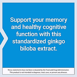 Life Extension Ginkgo Biloba Certified Extract™, 120 mg, helps maintain memory & cognition, gluten-free, non-GMO, vegetarian, 365 capsules