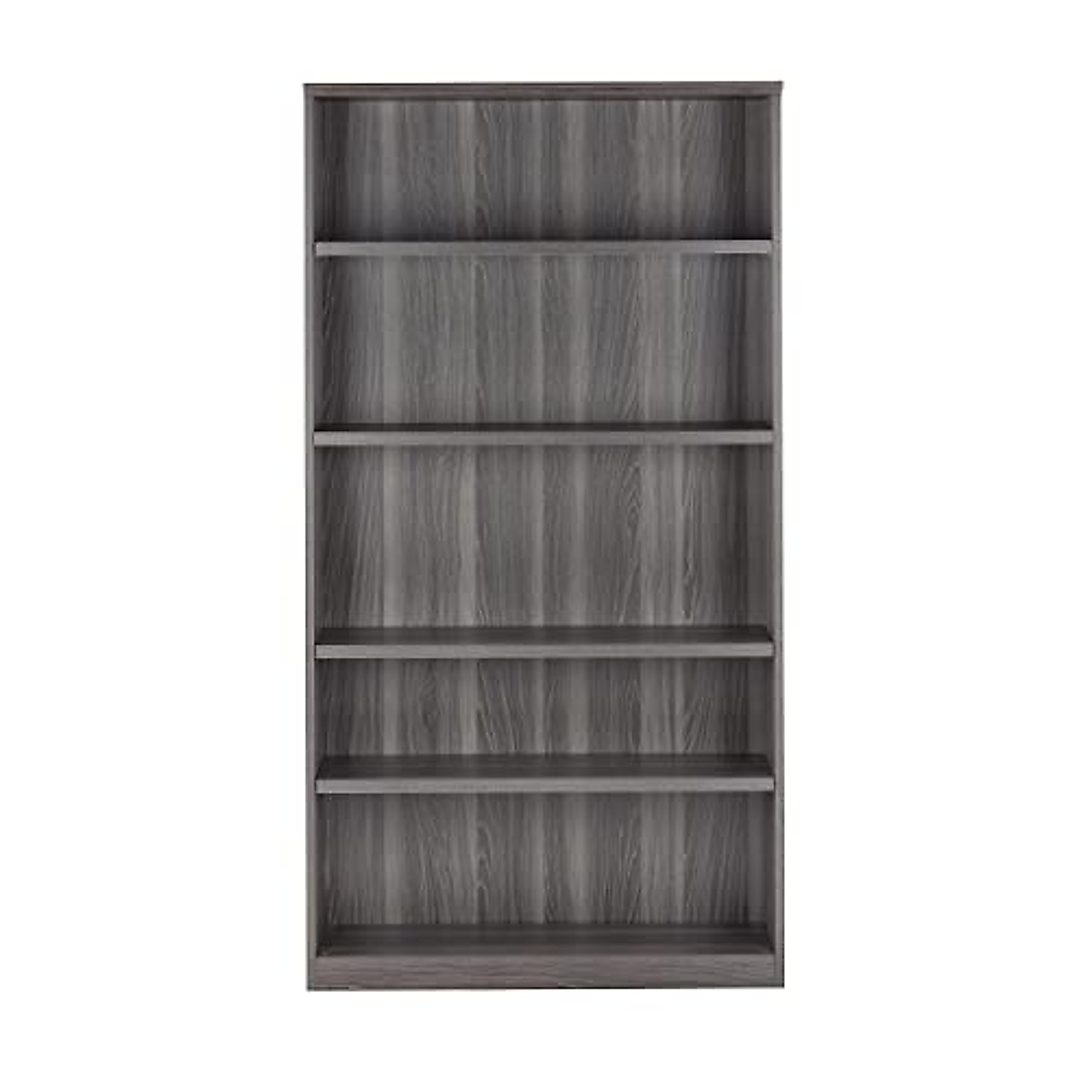 Safco Bookcase, Gray Steel Laminate