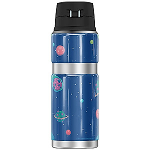Rick and Morty Rick and Morty Rescue THERMOS STAINLESS KING Stainless Steel Drink Bottle, Vacuum insulated & Double Wall, 24oz