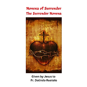 3Pack Novena of Surrender to the Will of God Trifold Holy Card