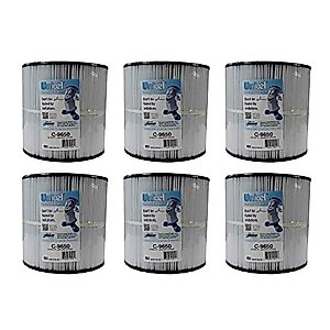 Unicel C-9650 Spa Replacement Filter Cartridge CFR 50 Sq Ft (6 Pack)