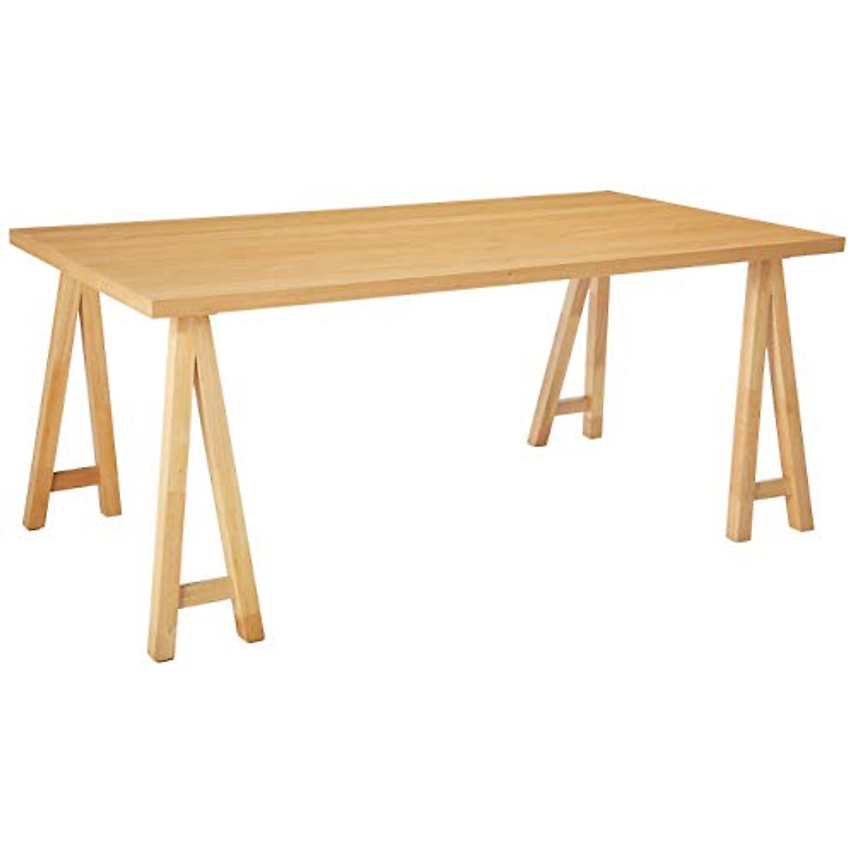 Christopher Knight Home Sabine Farmhouse Wood Dining Table, Natural Oak Finish
