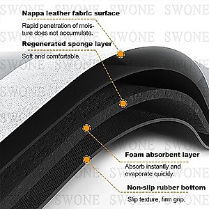 CHDGSJ Absorbable Water Stone Mat - Diatomite Stone Bath Mat, Quick Dry Diatomaceous Earth Bath Shower Mat, Non-Slip Rubber Bathtub Floor Mat(Dog B,30 * 50cm)