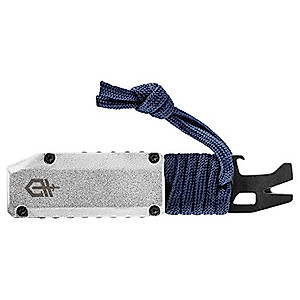 Gerber Gear 31-003741 Prybrid X, Pocket Knife with Utility Knife and Prybar, Urban Blue
