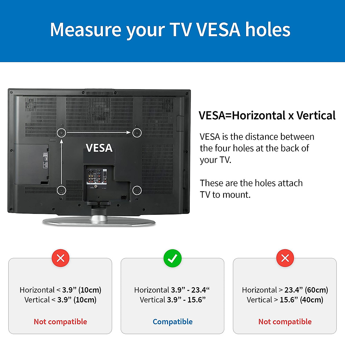 Blue Key World Rolling TV Stand with Large Wheels for 32 to 70 Inch Flat Screens [Mobile TV Stand, Adjustable Height, Indoor/Outdoor TV Stand] Portable Standing Mount, TV Cart Monitor Floor Stand