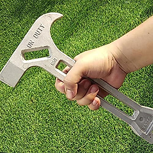 4 in 1 Emergency Tool: Gas & Water Shut Off, Pry Bar, 4 in 1, Non Sparking, Emergency earthquake Gas Shut Off Valve - Fireman Tools - Tool Emergency - Emergency Tools - Gas Turn Off Wrench - Tern Tool