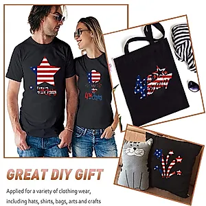 Breast Cancer Awareness Photo Booth Props Independence Day HTV Vinyl Heat Transfer Vinyl Rainbow Stripe Pattern Vinyl Vinyl Bundling Roll Soft Metal HTV Vinyl For Ironing Violin Stickers (F, One Size)