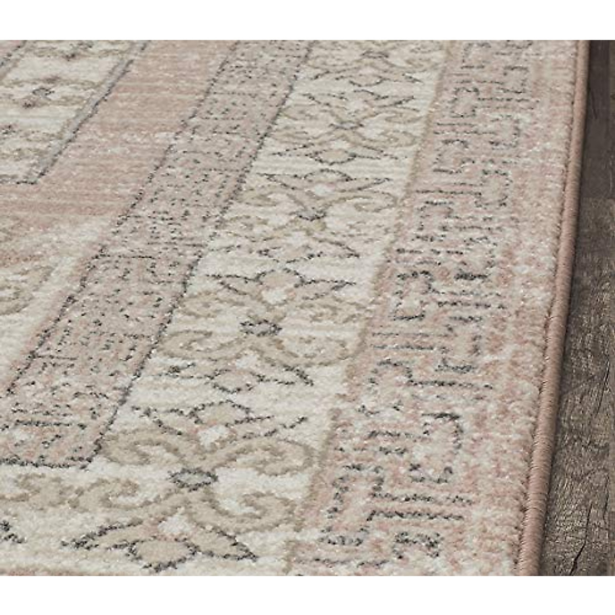 Rugs America Harper HY40A Carnation Transitional Vintage Area Rug, 5'x7'
