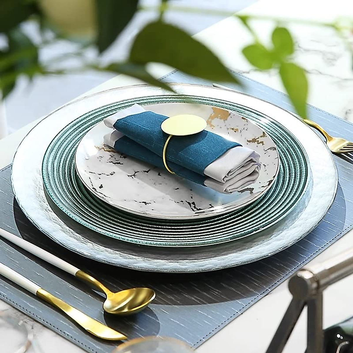 WFHTU Patterns Porcelain Tableware Set Plate Tableware Dinnerware Tableware Cutlery Set Glass Dinner Service