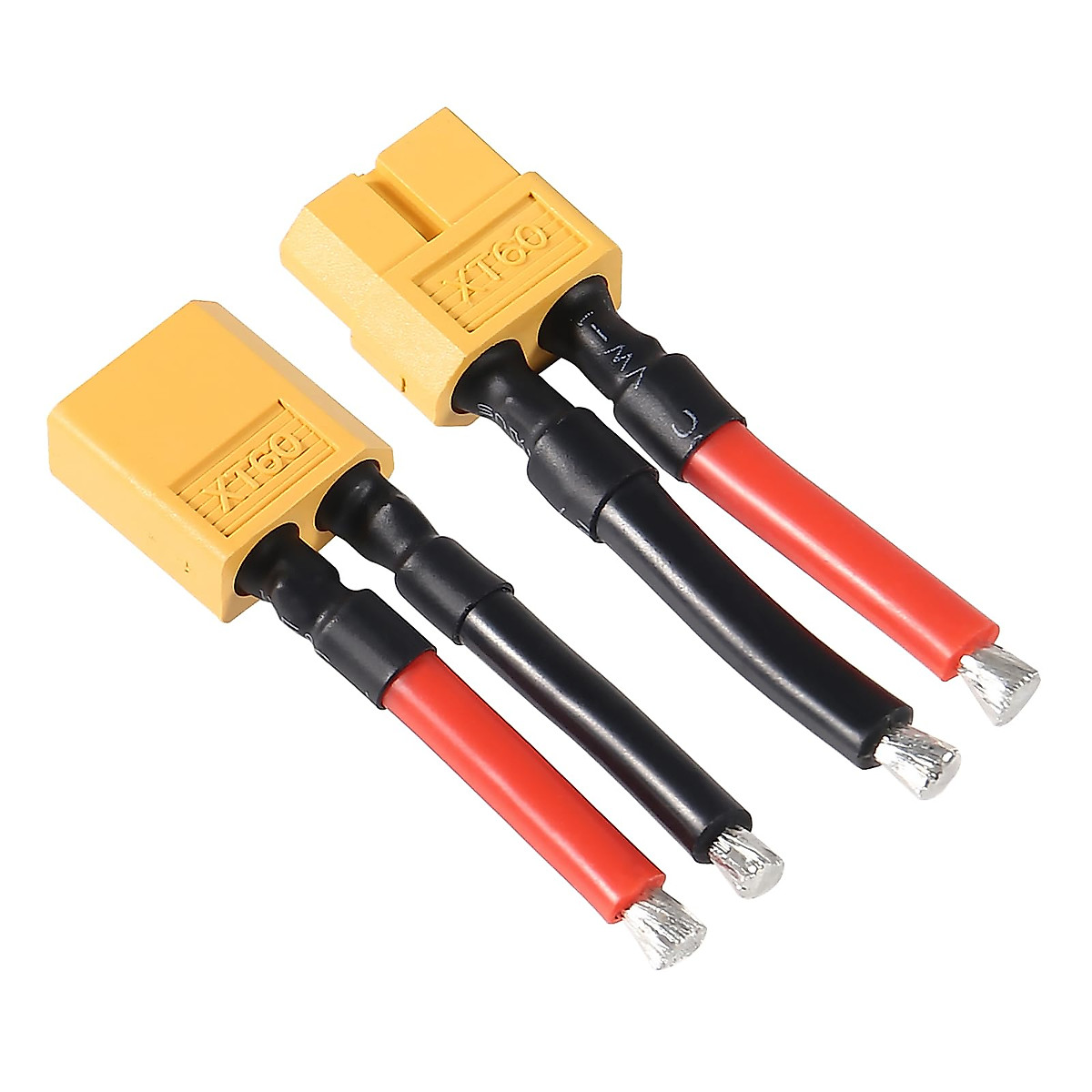DIANN 5 Pairs XT60 Plug Female and Male Connector with 12AWG Silicon Wire for RC Lipo Battery Cable Drone