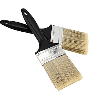 MANCHAP 15 Pack 3 Inch Paint Brushes, Plastic Handle Paint Brushes with Polyester Bristle, Multi Purpose Paint Brushes for Acrylic Painting, Staining, Varnishing and Wall Trimming