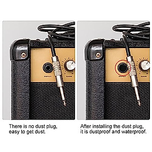 uxcell Rubber Dust Plug, 3.5mm Anti-Dust Headphone Jack Dust Plug Dust Cap for Mobile Phone Laptop Desktop Computer 15pcs Black