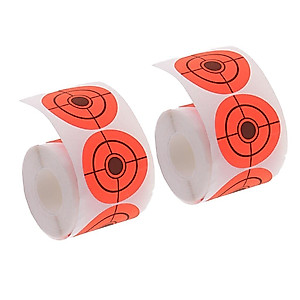 Tongina 500 Pieces High Visibility Targets 2 Target Stickers