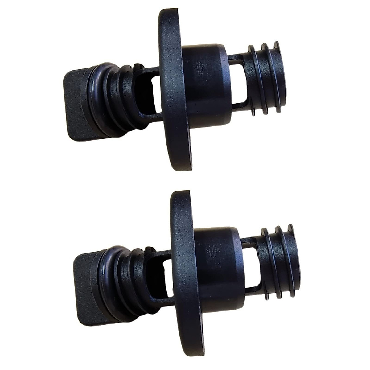 UanofCn Pair of Screw Type Drain Plug for Skeeter Boats Kayaks Thread for 1 inch with Rubber O-Ring