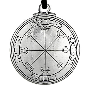 Talisman of Mercury Key of Solomon Pentacle Amulet Necklace