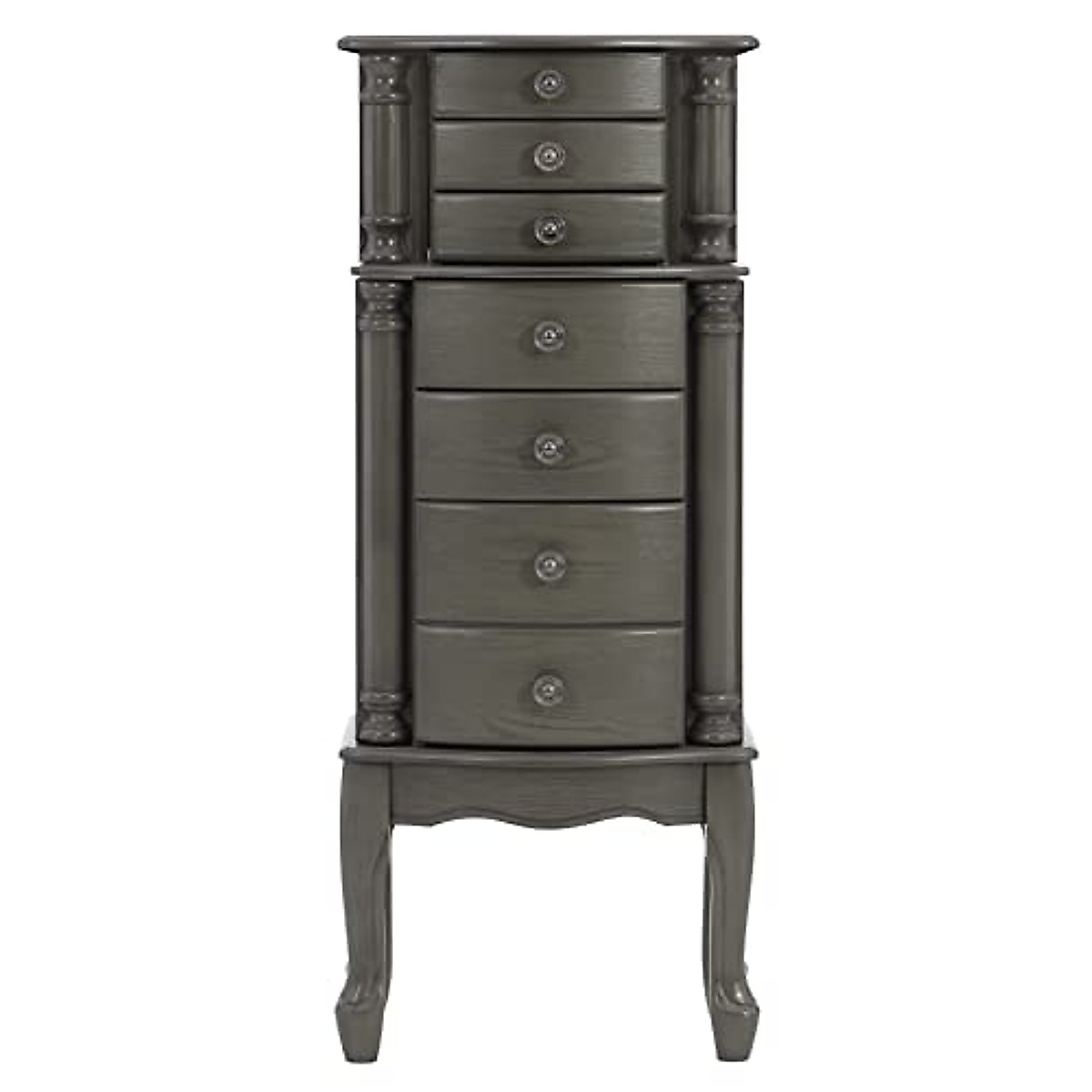 Powell Company Grey Wash Jewelry Powell Viola Armoire