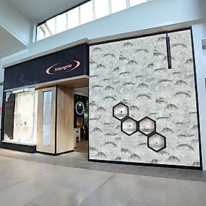 Artificial Birch Bark 3D Realistic Texture 78.7in*19.7in（10.8 Sq.ft）Silicone Material Faux Tree Bark Nature-Inspired DIY Design Eco-Friendly Home Deco Accentuating Natural Beauty