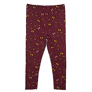 Disney Minnie Mouse Little Girls Sweatshirt and Leggings Outfit Set White 7-8