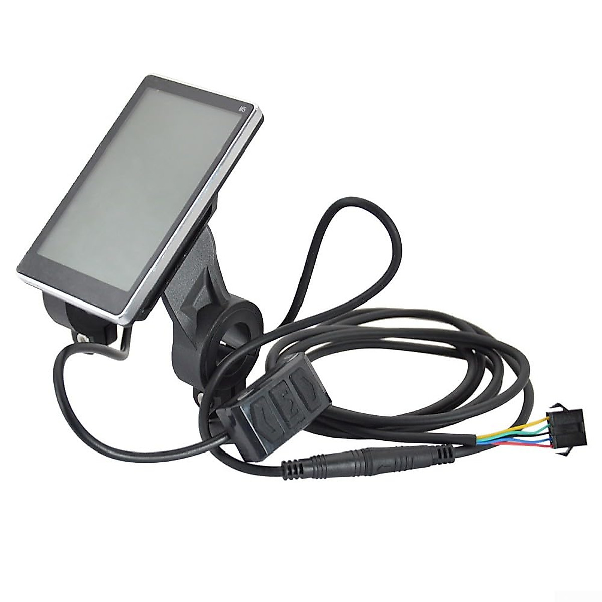 Electric Bike LCD Display, 5Pin E-Bike M5 Display Meter Control Panel, Electric Scooter Speedmeter with Control for Electric Bikes