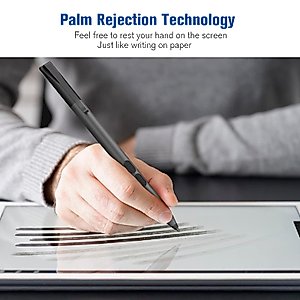 Pen Stylus for Surface Pro 11/10/9/8/X/7+/6/5/4/3/Surface 3, Surface Go 3/2/1, Surface Laptop/Studio/Book 4/3/2/1 with Palm Rejection, 1024 Levels Pressure, 2500h Working Hours