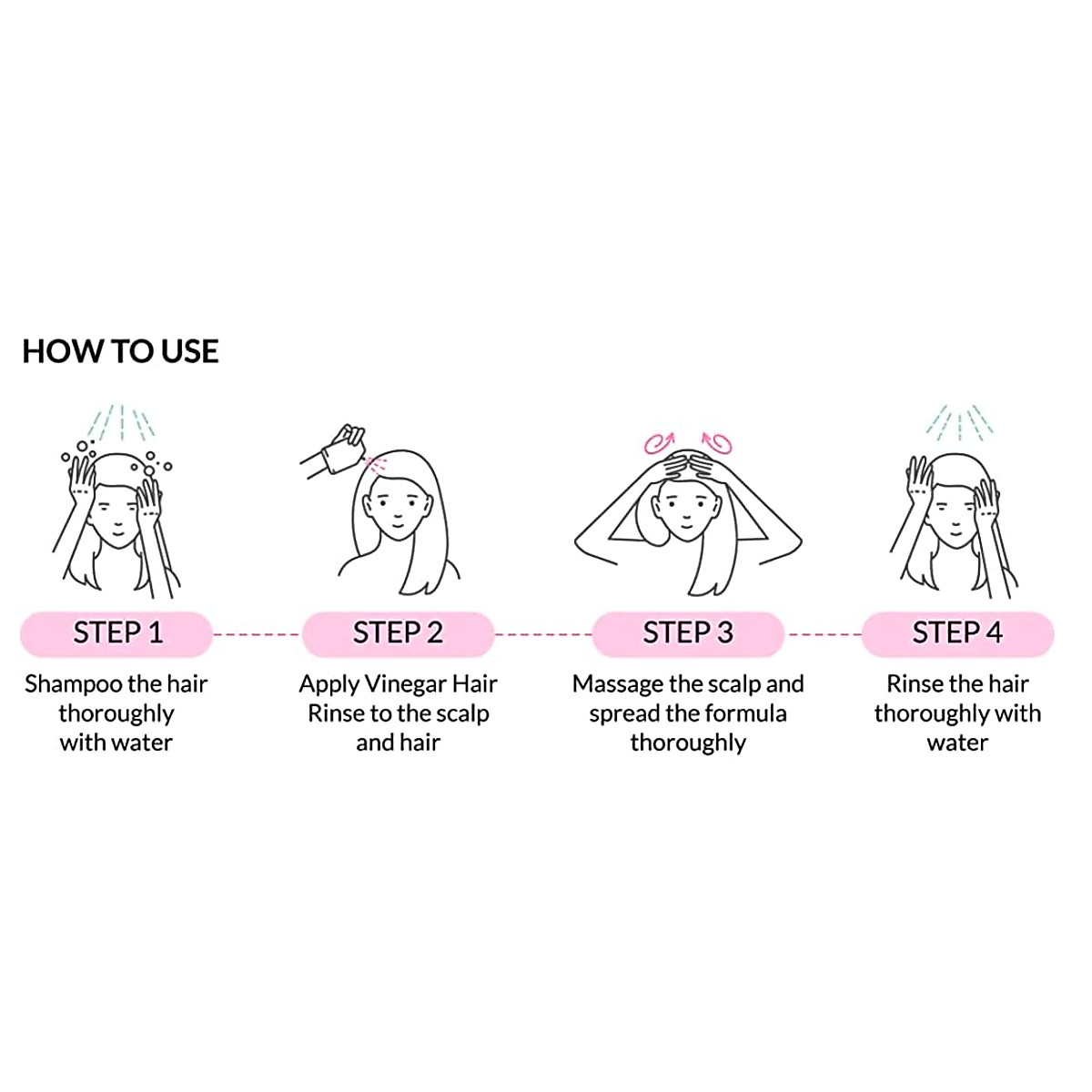 HIP CHIC That Shiny Hair Grape Vinegar Rinse [1 Count] Clarifying for Smooth and Fresh Hair,