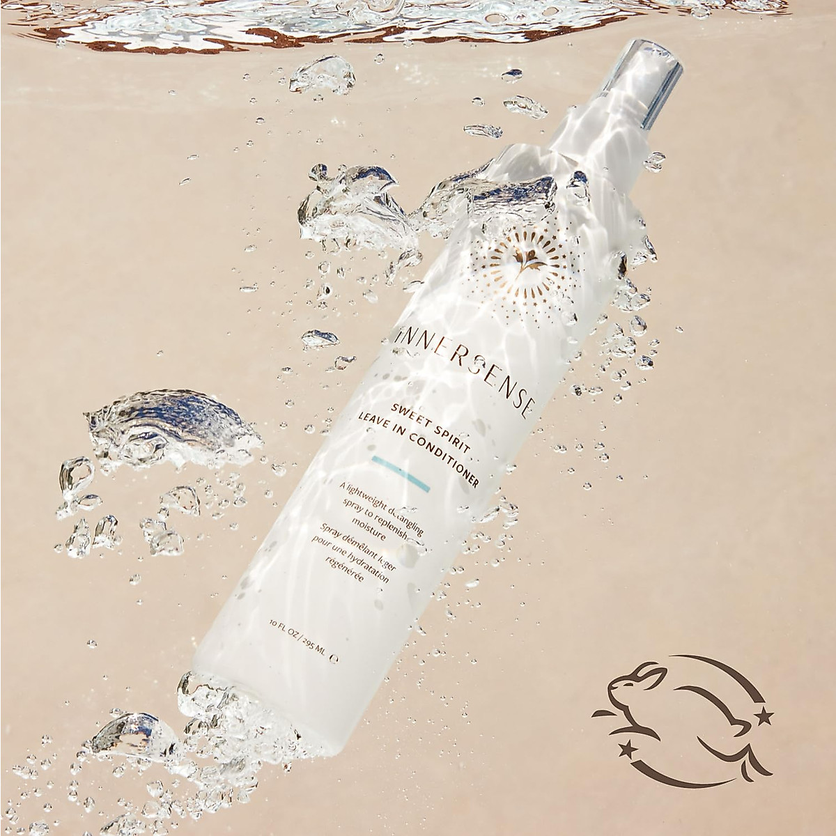 INNERSENSE Organic Beauty - Natural Sweet Spirit Leave-In Conditioner | Non-Toxic, Cruelty-Free, Clean Haircare (Full Size, 10 fl oz | 295 ml)