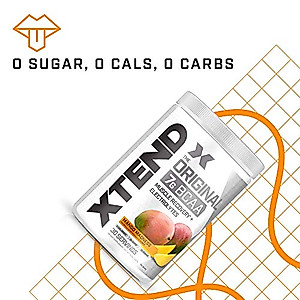 Xtend Original BCAA Powder Mango Madness, Sugar Free Post Workout Muscle Recovery Drink with Amino Acids for Men & Women, 14.8 Oz