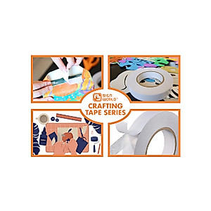 AJ Sign World Best 11" Ultra-Thin Permanent Double-Sided Tape for Arts, Crafts, Die Cutting, Photography, Scrapbooking, Tear-by-Hand, Documents, All Purpose (11-Inch by 55 Yards)