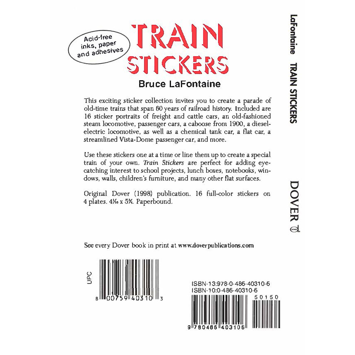 Train Stickers (Dover Little Activity Books Stickers)
