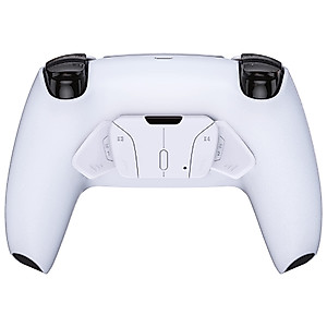 Turn RISE to RISE4 Kit – Redesigned Solid White K1 K2 K3 K4 Back Buttons Housing & Remap PCB Board for PS5 Controller eXtremeRate RISE & RISE4 Remap kit - Controller & Other Accessories NOT Included
