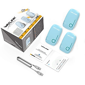 WAVLINK Mesh WiFi System, Dual-Band Gigabit Mesh WiFi Extenders, Up to 4500 Sq.ft., Wall-Mounted Smart Whole Home Wi-Fi Routers with Snooze Light, Built in 4 Antennas. (3-Pack)