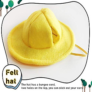 mcgrady1xm Small Animal Harness Vest and Leash Set, No Pull Comfort Clothes with Accessory, Travel Escape Proof Harness for Rabbit Ferret Guinea Pig Bunny Hamster Puppy Kitten (S)