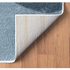 Abani Rugs Cream and Pink 4 ft. X 6 ft. Contemporary mid-Century Rug with Beige and Pink Geometric Circle. Minimalistic Design Rectangular Area Rug. Turkish Stain Resistant Area Rug.