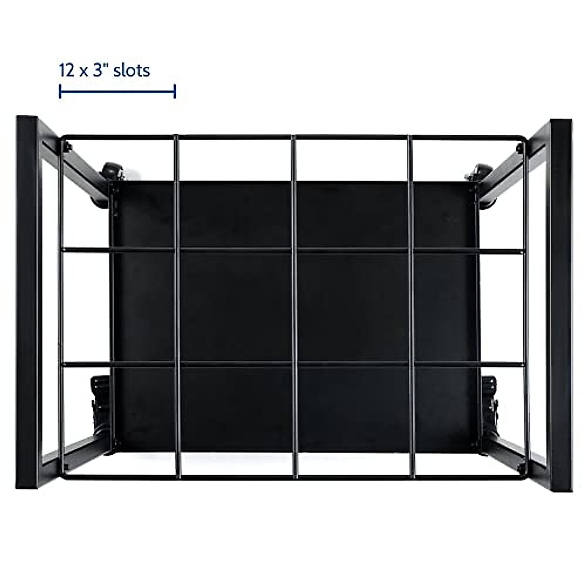 Blueprint Roll File Holder Storage - 12 Slots Rack Cart