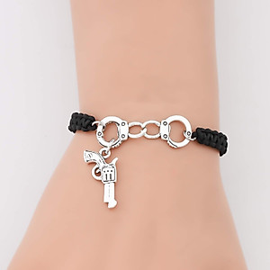 SEIRAA Partners in Crime Bracelets Handcuff Jewellery Group of Friends Gift Best Friends Bracelet Set Friendship Bracelets (Handcuff bracelet)