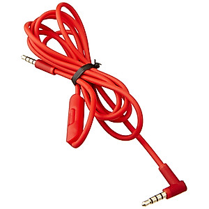 Beats Solo 2 WIRED On-Ear Headphone NOT WIRELESS - Red (Renewed)