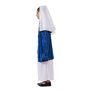 EraSpooky Girls Virgin Mary Costume Biblical Characters Nativity Dresses for Kids