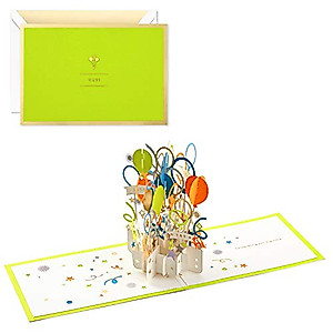 Hallmark Signature Paper Wonder Pop Up Congratulations Card, Fathers Day Card, or Birthday Card (Celebrate) (1299RZH1130)