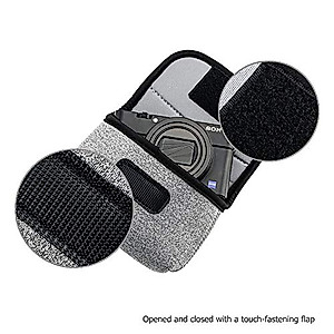 JJC Compact Camera Case Travel Pouch Sleeve for Sony ZV1F ZV-1F ZV1 ZV-1 RX100 VII VI VA W800 W830 WX350 Canon G7X G5X G9X SX740 Olympus TG-6 TG-5 TG-4 Fujifilm XP130 XP140 XP90 Ricoh GR III II & More