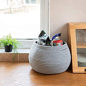 Goodpick Small Grey Bowl Basket (Set of 2)