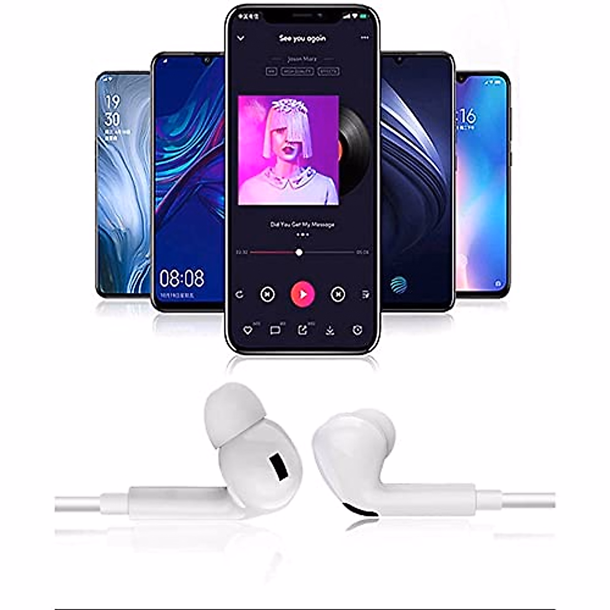 Earphones Wired Headphones for iPhone 7/8/8 Plus/X/XS/XR/XS Max,Thang Noiselsolating Headphone Stere Earphones Compatible with iPhone 14/13/13 Pro Max/ 12/11/11Pro/iPad