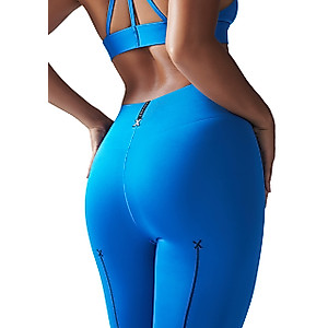 Savage X, Womens, Hotline High-Waist Legging, Basically Blue, 2X