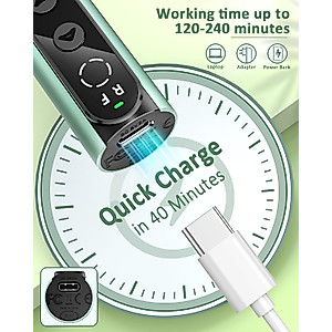 SENIGNOL Electric Cordless Nail Drill, 35000RPM Portable Nail Drill Machine for Gel Acrylic Nails, Rechargeable Nail File for Home Salon Manicure Pedicure and Polishing