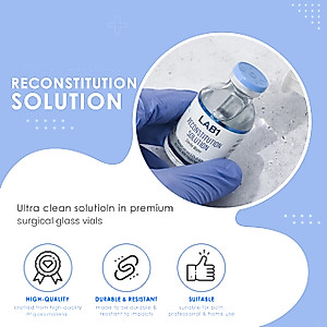 Stat Peptides Reconstitution Solution - Clear Glass Bottle - Pure Premium Formula - Best Quality - 30mL