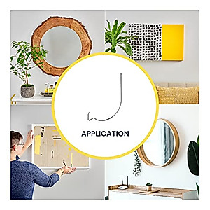 OOK 591821 Monkey Hook, Picture Hanger, Mirror Hanging for Drywall, Hangs up to 35 Pounds, Steel (10 Piece) , White