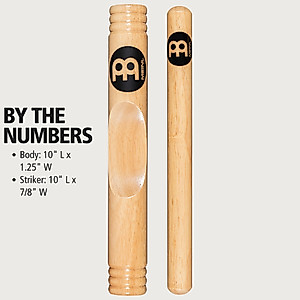 Meinl Percussion CL2HW African Hardwood Claves