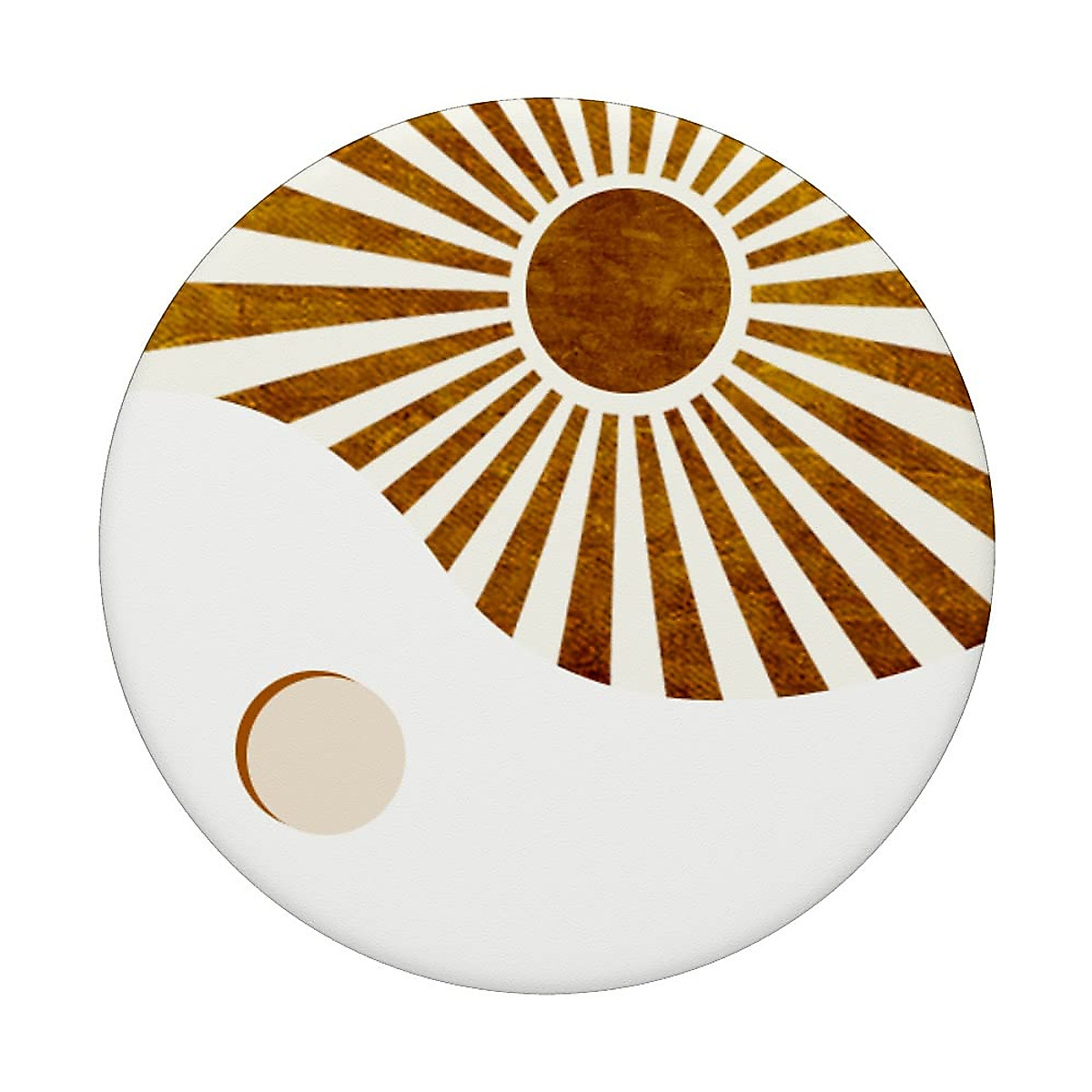 Boho Yin Yang Sun Rays PopSockets Swappable PopGrip