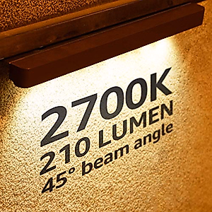 LEONLITE 8-Pack Classic Series 12 Inch LED Retaining Wall Lights, Hardscape Lighting Low Voltage, Voltage Landscape 12V Paver 3W Outdoor Step 2700K Soft White, ETL