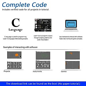Freenove Ultimate Starter Kit with Board V4 (Compatible with Arduino IDE), 274-Page Detailed Tutorial, 217 Items, 51 Projects